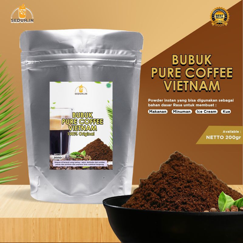 Vietnamese Coffee PURE Powder 200GM PREMIUM/Coffee Powder Without Pulp ...