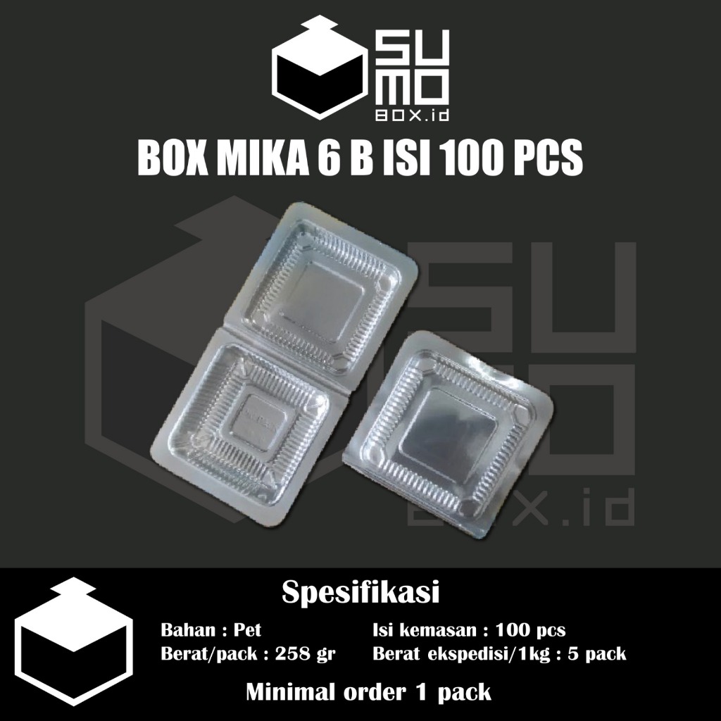 6b plastic mica Box contains 100pcs / Small Box plastic container for ...
