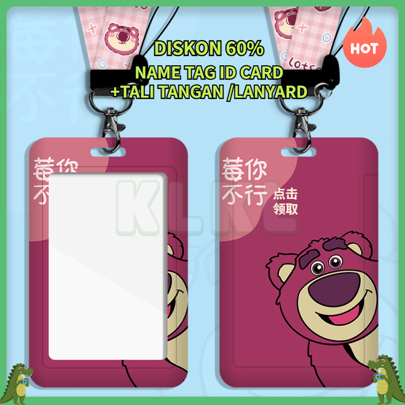 GANTUNGAN Klkl Card Hanger Id Card Aesthetic Name Strap Tag Id Card ...