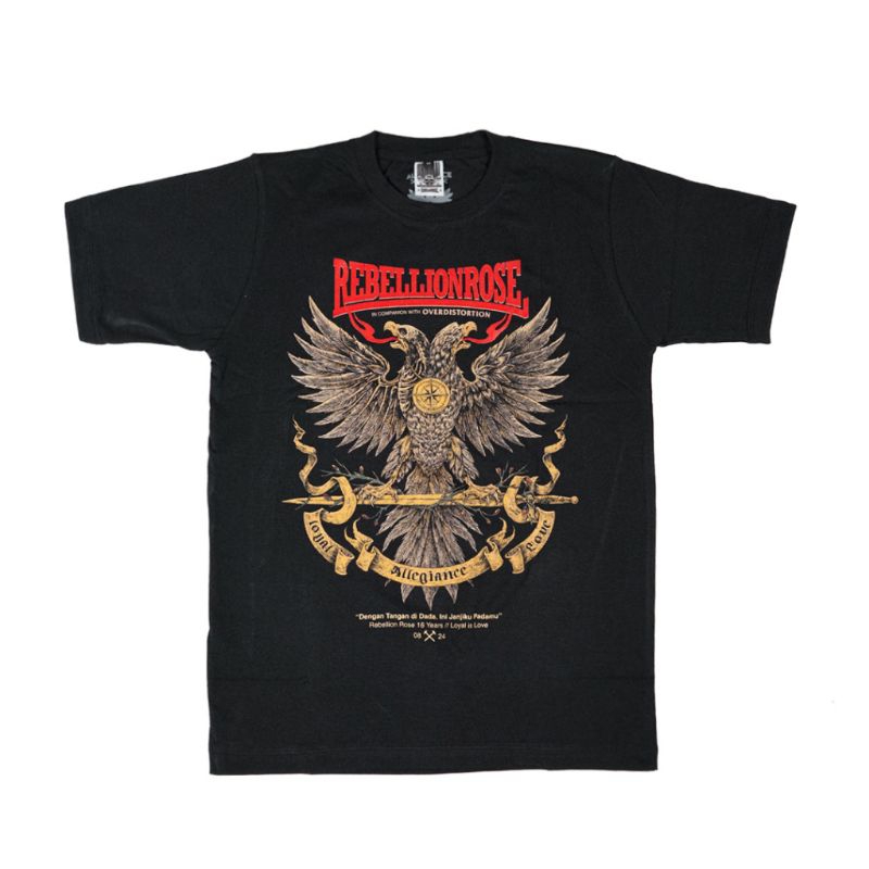 Rebellion ROSE X OVER DISTORTION HAND IN CHEST (BLACK) (FREE FLAG ...