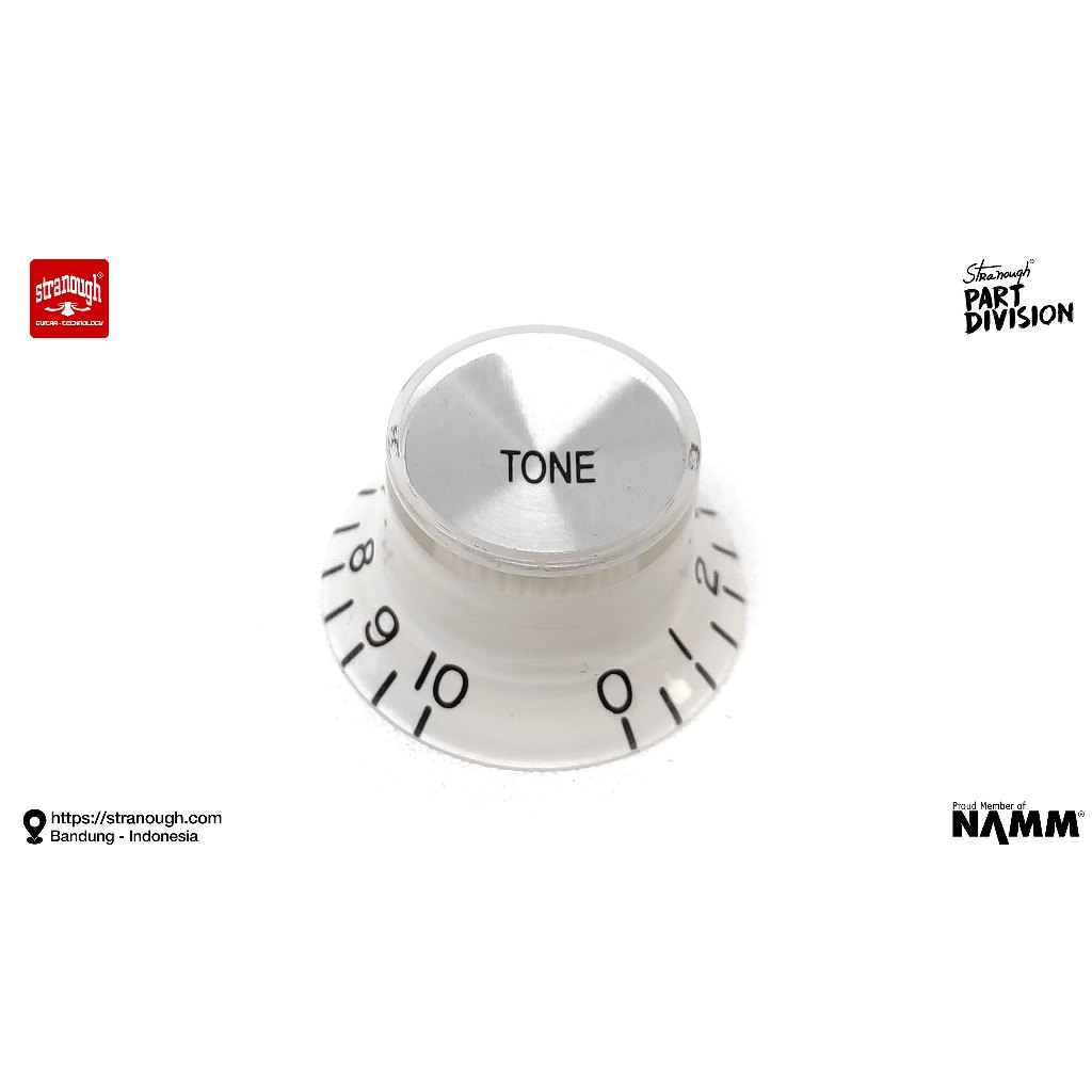 Chrome Top Reflector Knob Tone (White) | Shopee Malaysia