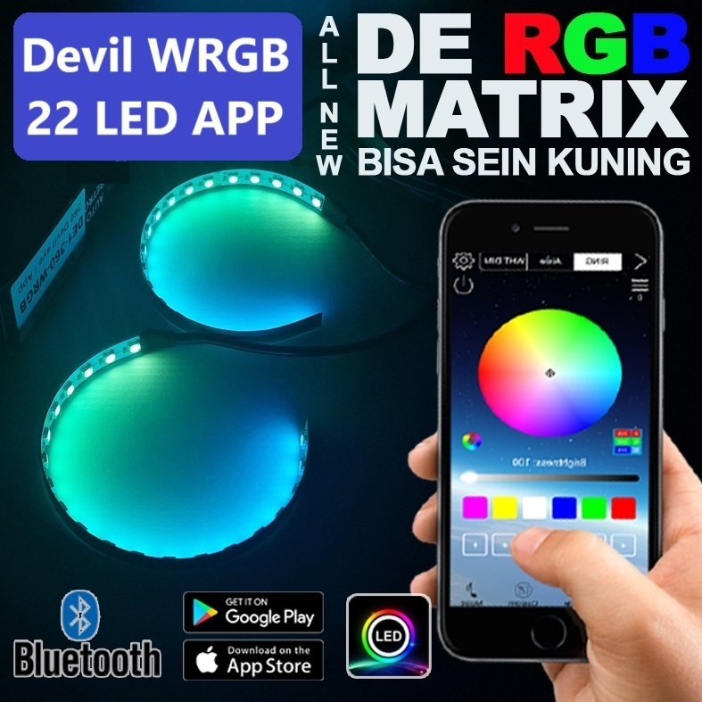 Devil RGB 360 MATRIX & NON MATRIX PREMIUM ANDROID BLUETOOTH CONECTION ...