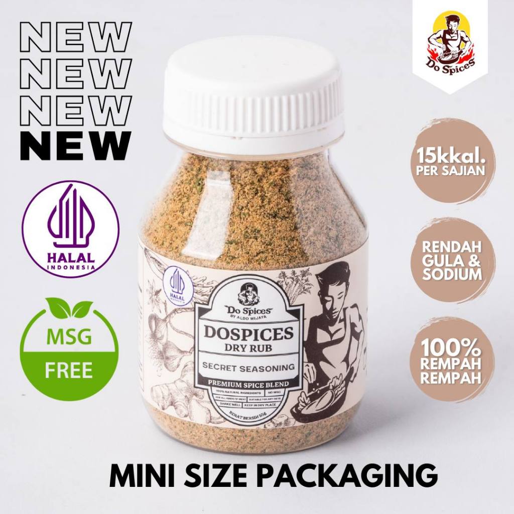 Dospices [mini size] Healthy Dry Rub Low Calorie Marination seasoning ...