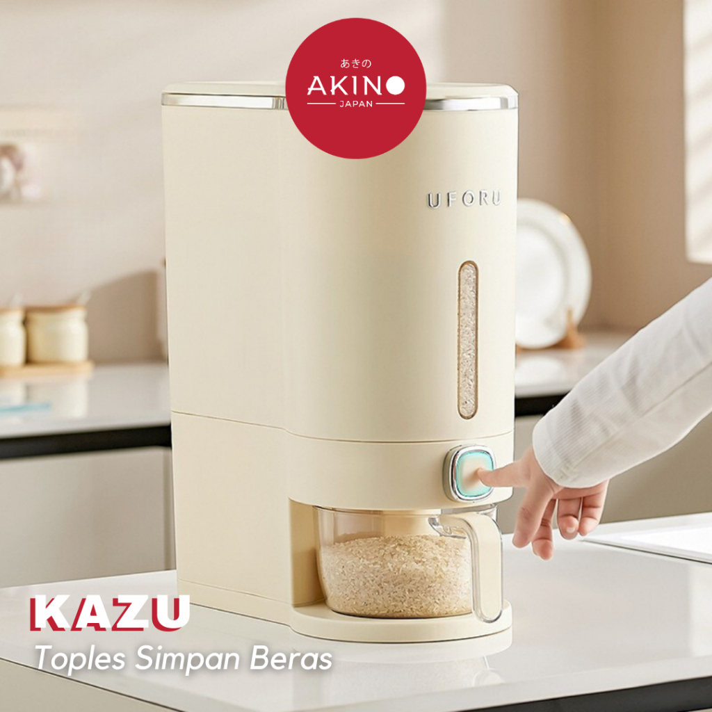 Akino - KAZU Rice Container Food Grade Rice Container 5 KG Minimalist ...