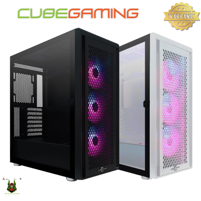 PC CASE CUBE GAMING STALLA | ATX GAMING CASE SUPPORT VERTICAL GPU FREE ...