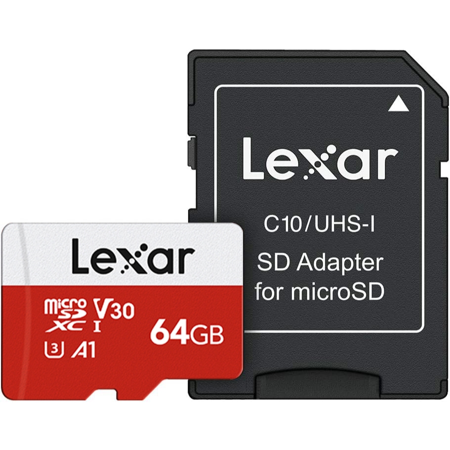 Lexar E-Series MicroSDXC UHS-I A1 64GB 4K - Micro SD+Adapter | Shopee ...