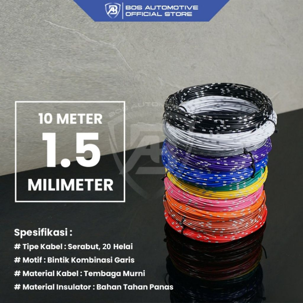 AVS Spot Cable 1.5MM x 10M Copper Fiber Car Body Motorcycle Automotive Cable | Shopee Malaysia