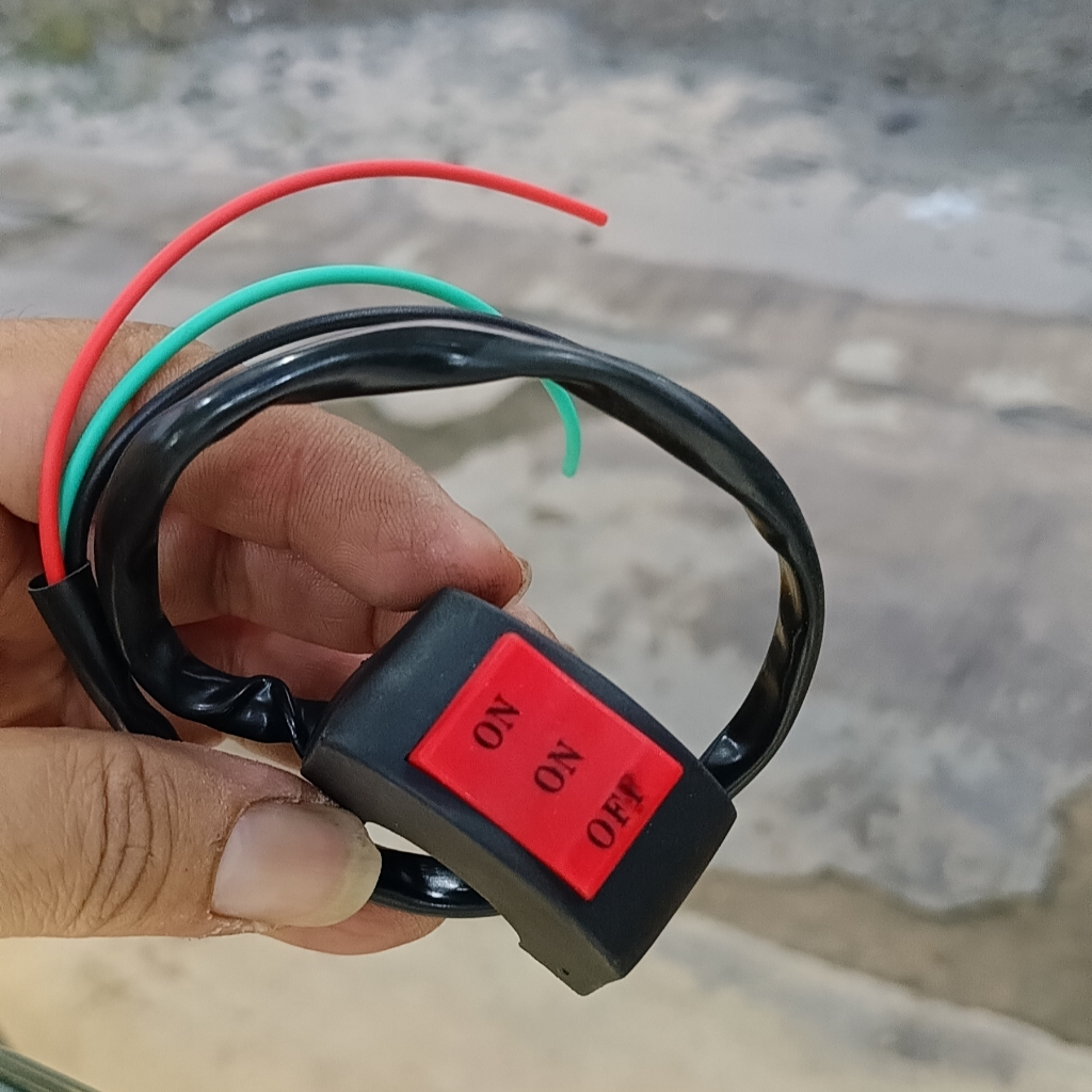 3 Modes Off Light Switch Electric Car Switch Motorcycle LED Spotlight ...