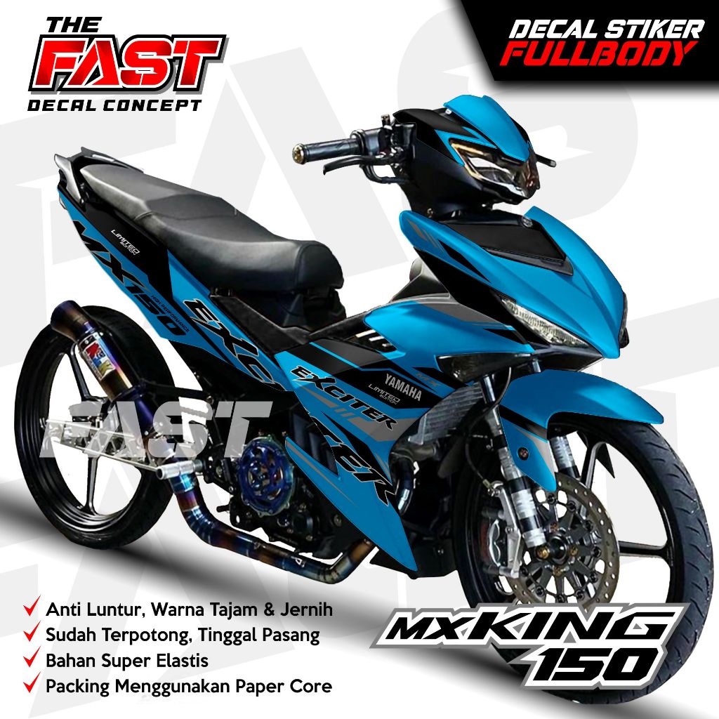 Decal Sticker Yamaha MX KING 150 full body Newest Striping Yamaha MX ...