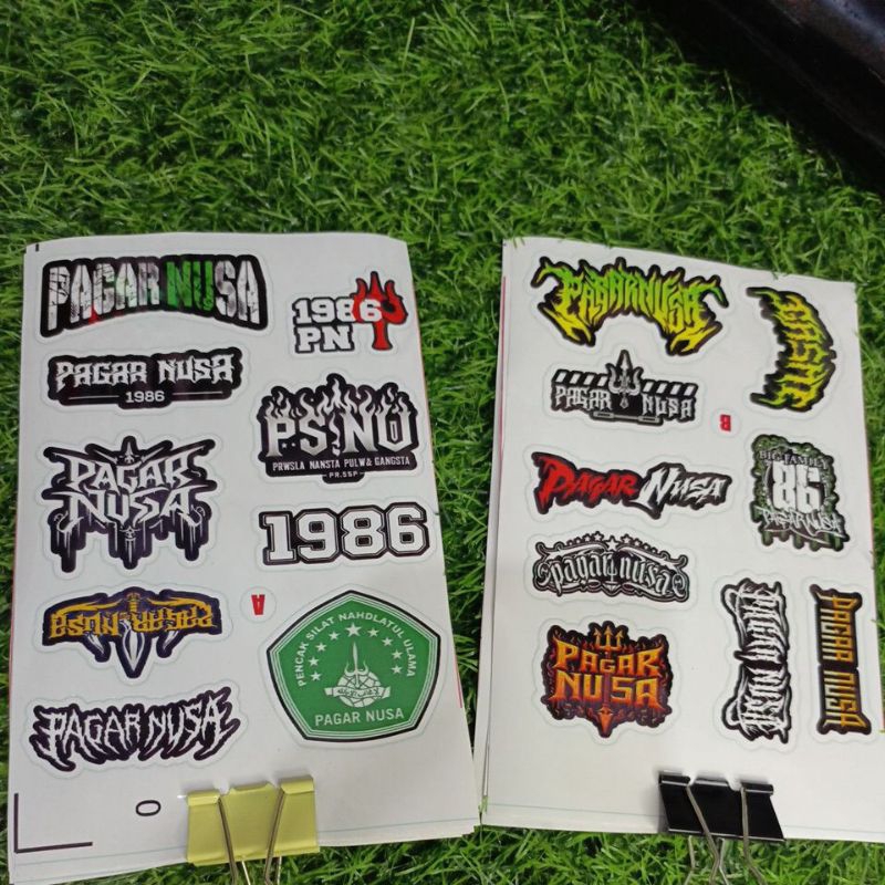 Pagar NUSA STICKER AESTIC MOTORCYCLE HELMET STICKER | Shopee Malaysia