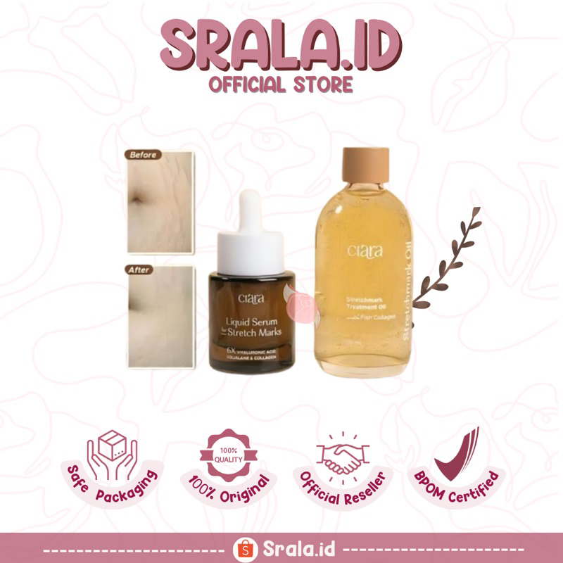 Ciara LIQUID SERUM STRETCH MARKS & OIL TREATMENT | Shopee Malaysia