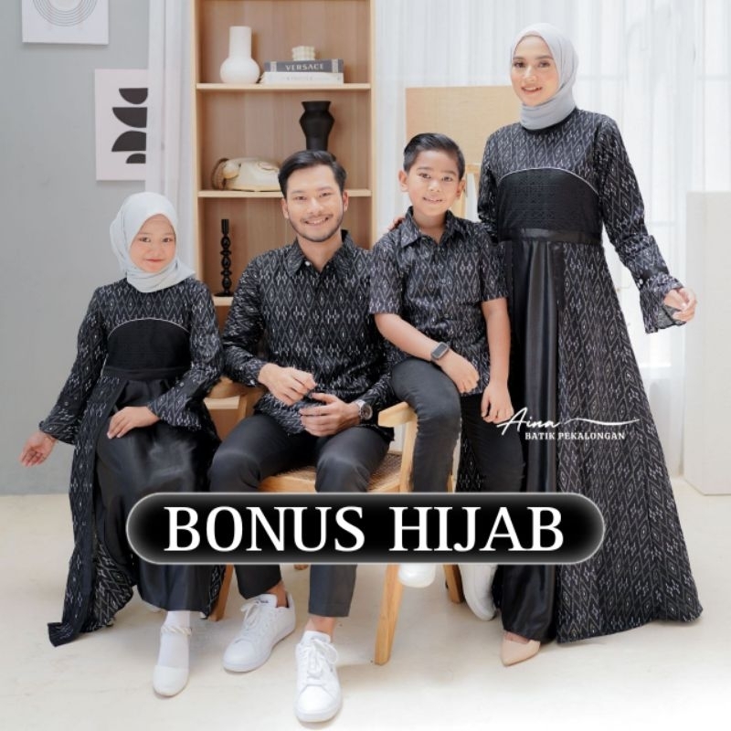 Baju Couple Family Dress Family Dress Newest Teenage Gamis 2024 Lebaran ...