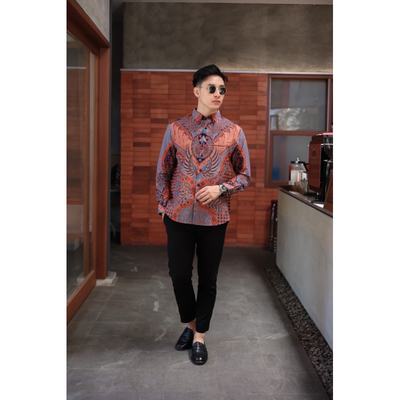 Barilie BATIK BIMA LESTARI LS SLIMFIT MEN'S TOP FULL TRICOT LINING ...