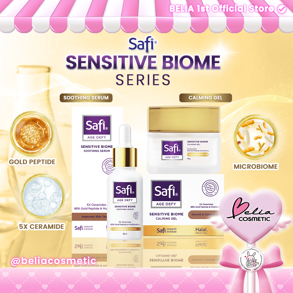 Young SAFI Age Defy Sensitive Biome | Soothing Serum30ml Calming Gel45g ...