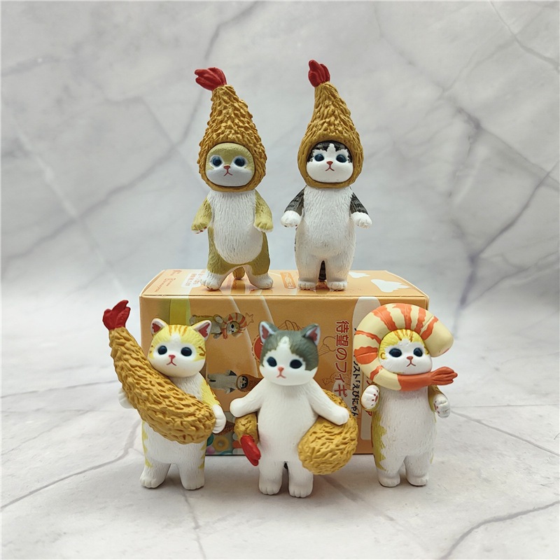 Blind Box Mofusand Ebi Nyan Costum Style Fried Pheasant shrimp chashiro ...