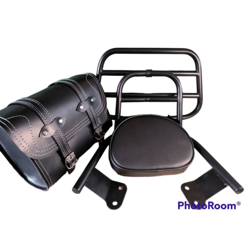 Backrest Rack/Backrack Yamaha Fazzio Plus Foam Cushion And Leather Bag ...