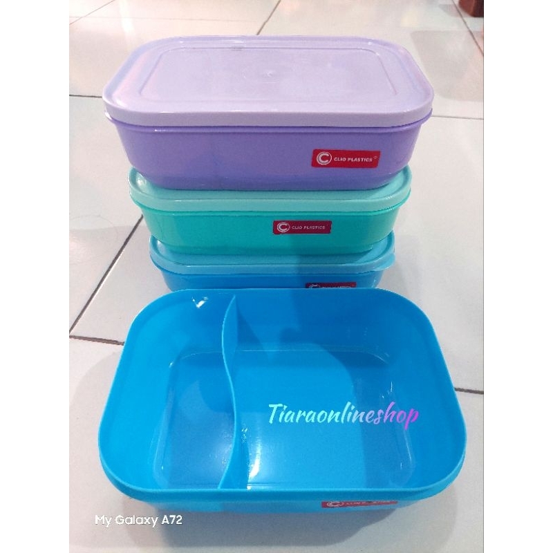 Clio lunch box 2 compartments dimensions 17cmx11,5cmx5cm safe to use ...