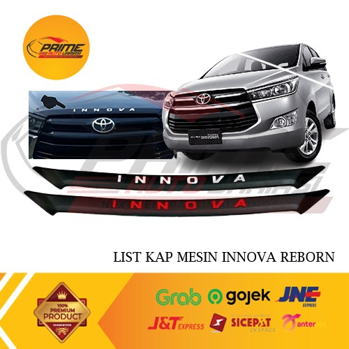 MESIN HITAM Innova REBORN Engine Hood Trim List Engine Hood Molding ...