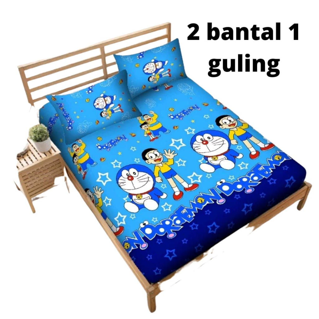 Bed SHEETS BED SHEETS UK DORAEMON CHARACTER SHEETS 180X200 | Shopee ...