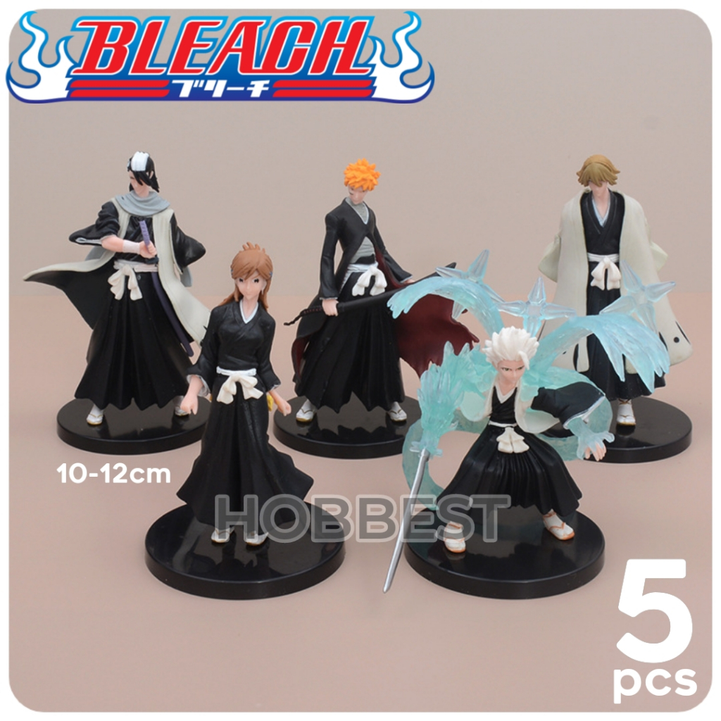 Action Figure BLEACH set Of 5pcs Miniature Cake Topper Display Ichigo ...