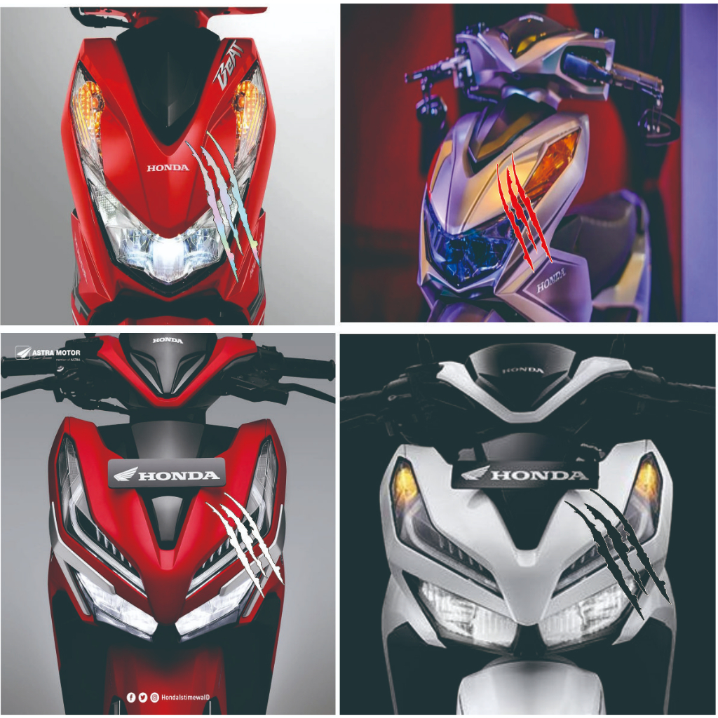 Claw Stickers / cutting motorbike claw stickers / Monster Claws ...