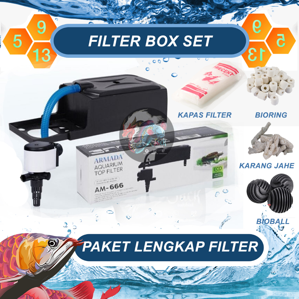 Complete Package of top Filter Box top Filter Brand RANDOM Medium Small ...