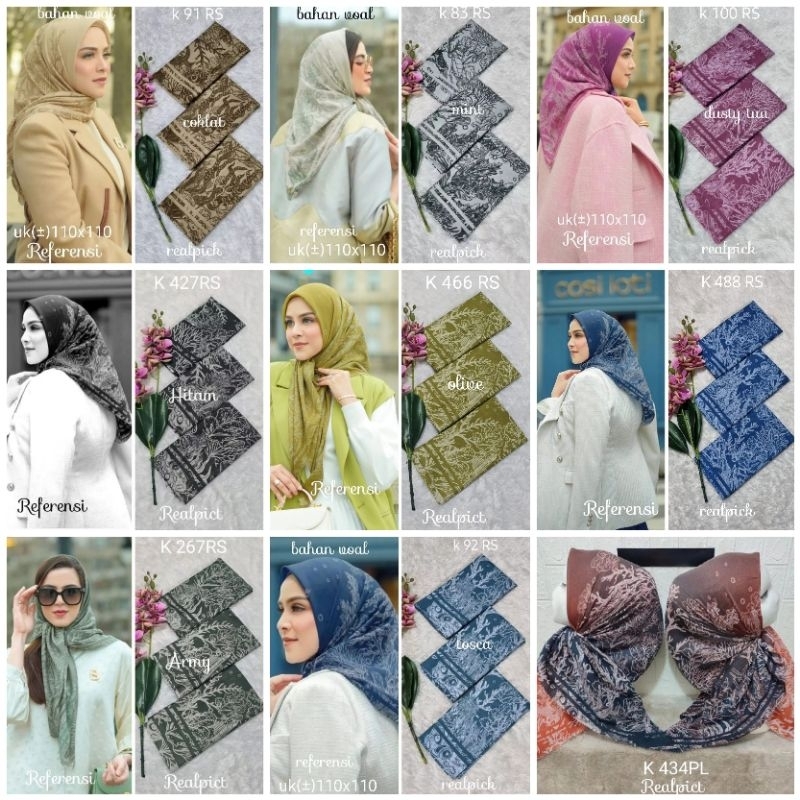Rectangular hijab with laser cut voal motif, latest lasercut motif ...