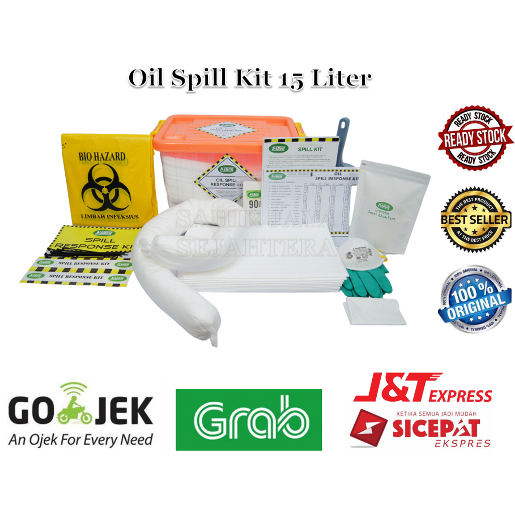 Oil Spill Kit 15L Oil Spill Kit 15L Transparent Box Packaging Price ...
