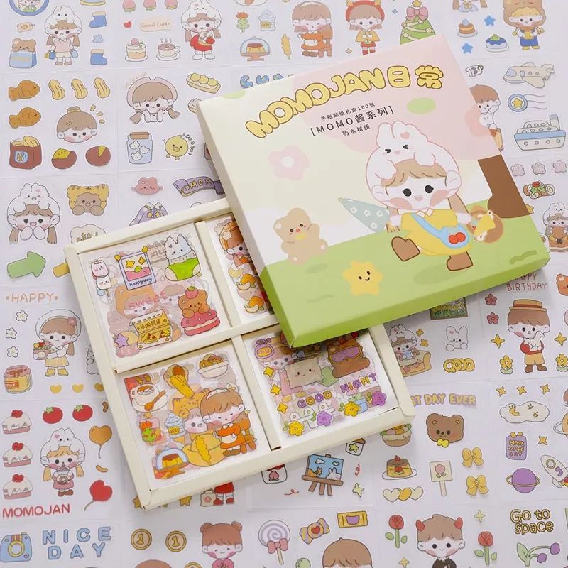 1 sheet of Cute Kawaii Stickers for Scrapbook Journaling | Shopee Malaysia