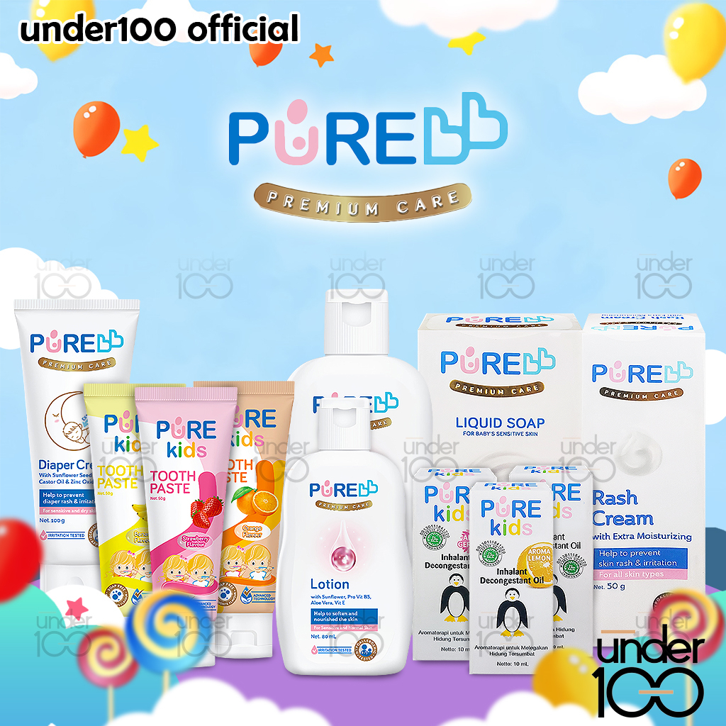 Under100 Pure BB Diaper Rash Cream | Diaper Cream | Lotion | Liquid ...
