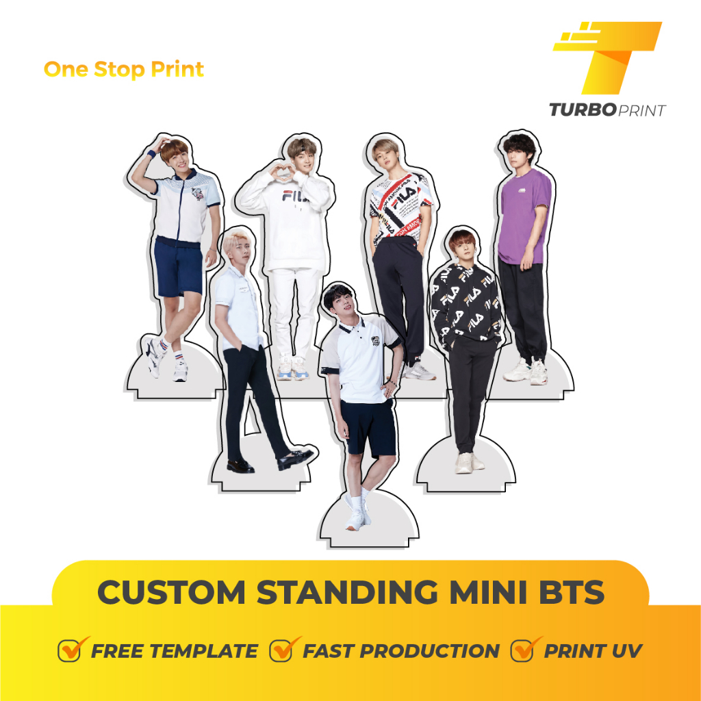 Stand FIGURE BTS STANDEE ACRYLIC ARMY/KPOP SET SPECIAL COLLECTION ...
