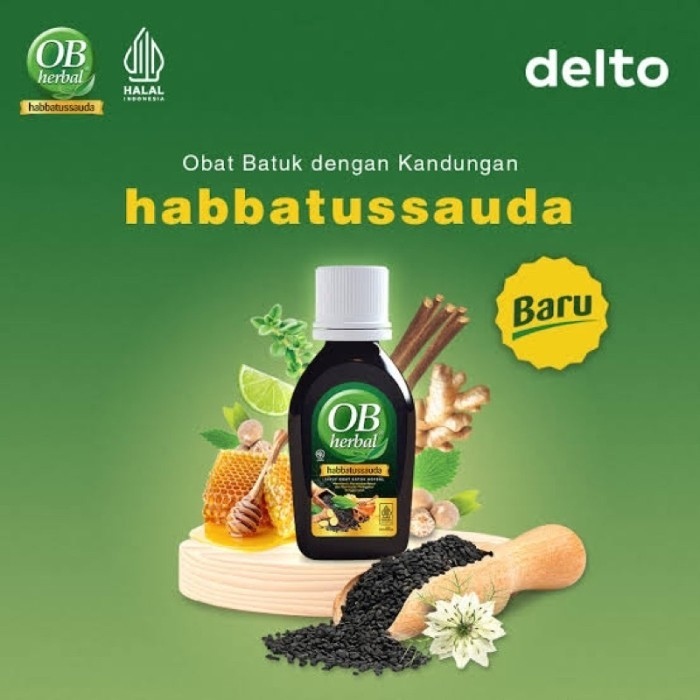 Ob Herbal Herbal Cough Syrup | Ob Herbal Black Seed 60ml | Shopee Malaysia