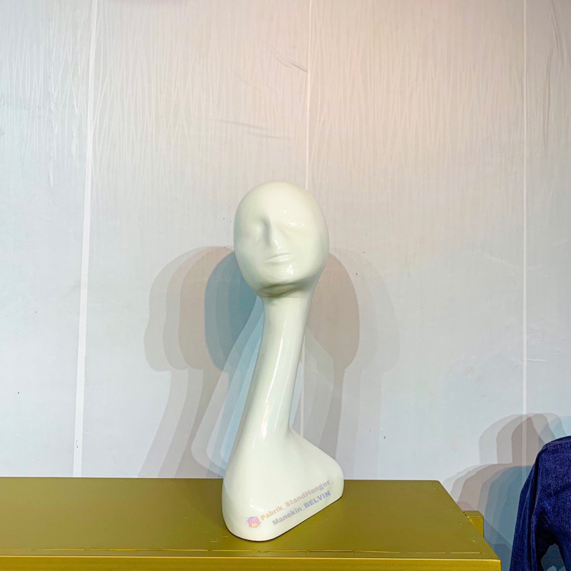 PUTIH Head Mannequin // Long Neck Head Mannequin // Hijab Stork Head ...