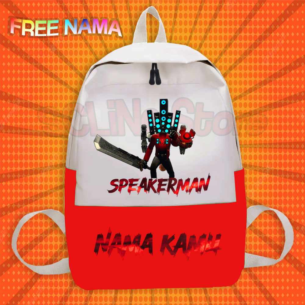 Titan Speakerman Upgrade Skibidi Toilet School Children's Backpack ...
