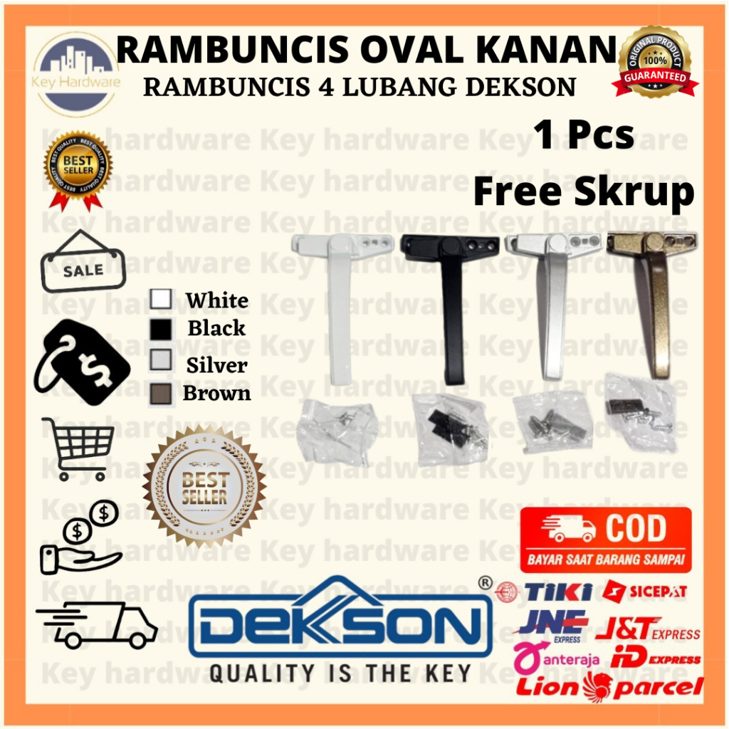 Oval Rambuncis DEKKSON window handle | Shopee Malaysia