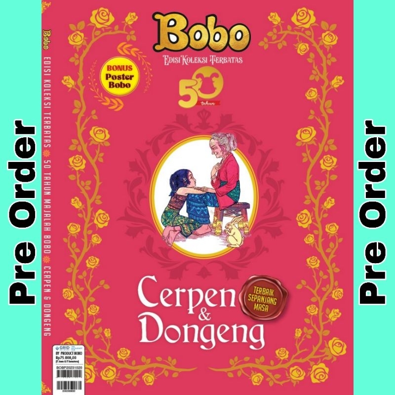 (PRE-ORDER) 50th Edition Of BOBO Short & Fairy Tale Magazine | Shopee ...