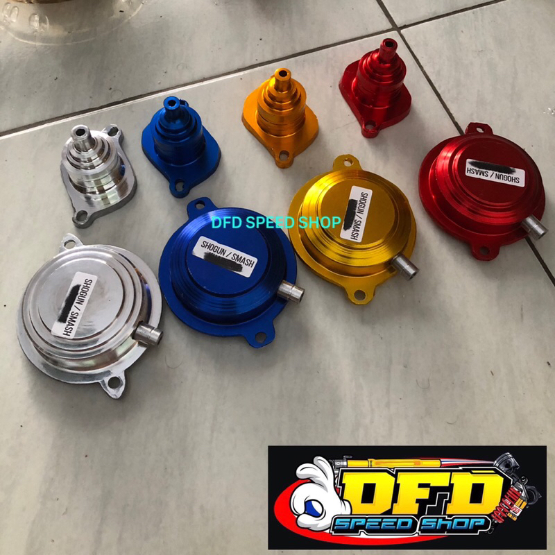 Noken cover set, suzuki smash shogun aluminum air valve cover, complete ...