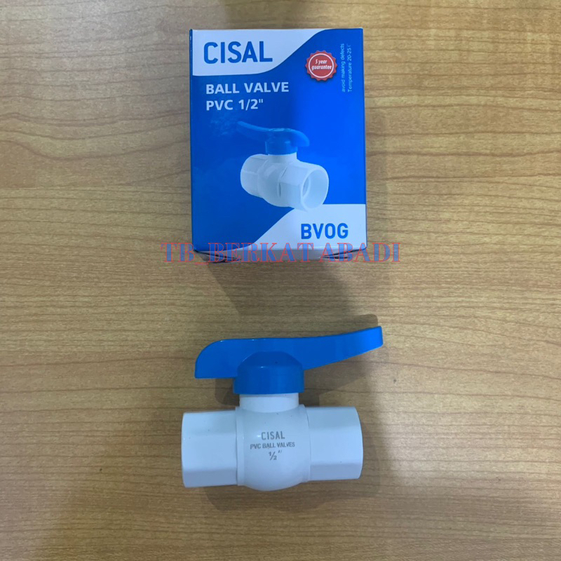 Cisal White Ballvalve 1/2" Inch / CISAL Plastic PVC Stop Faucet 1/2 ...