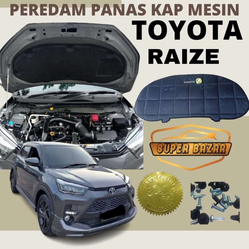 MESIN Toyota RAIZE Car Hood Heat Absorber | Shopee Malaysia