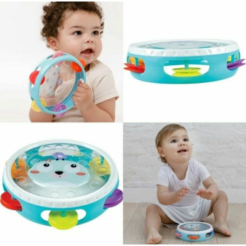 Baby Tambourine Music Toy - Tambourine Baby Musical Toy - Baby Rattle ...
