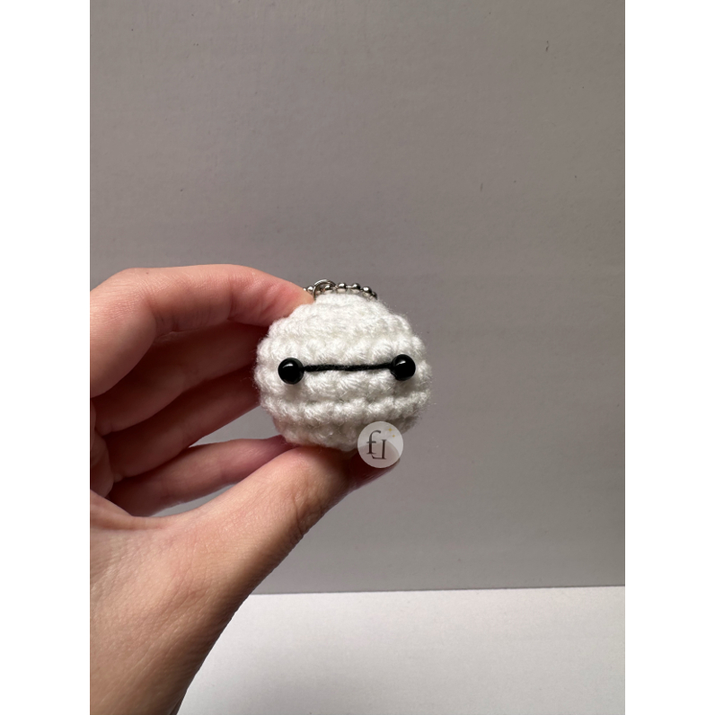 GANTUNGAN Baymax Keychain | Tiny Baymax Keychain | Mini Baymax Keychain ...