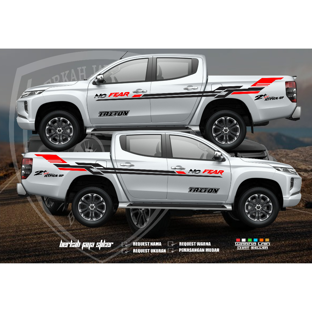 Sticker Car Sticker ranger Car body Sticker raptor Triton Hilux Vigo ...