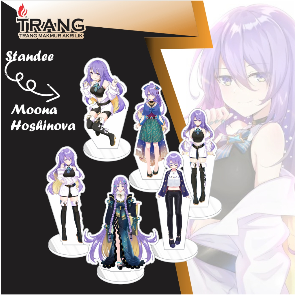 Moona Hoshinova Hololive Acrylic Standee figure / Moona Hoshinova ...