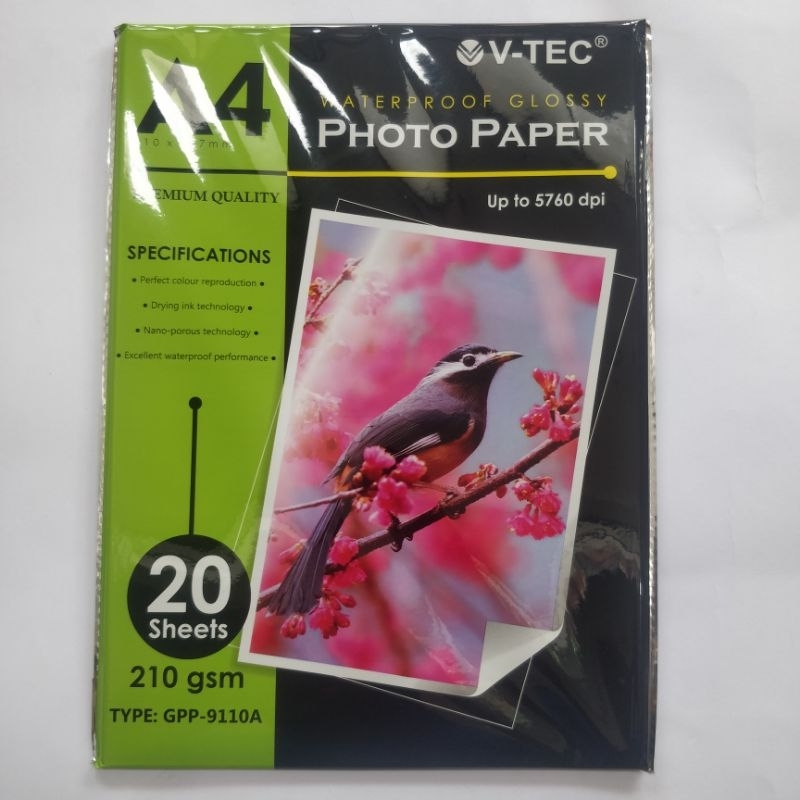 Glossy photo paper / glossy photo paper 230/210/185 gsm per pack ...