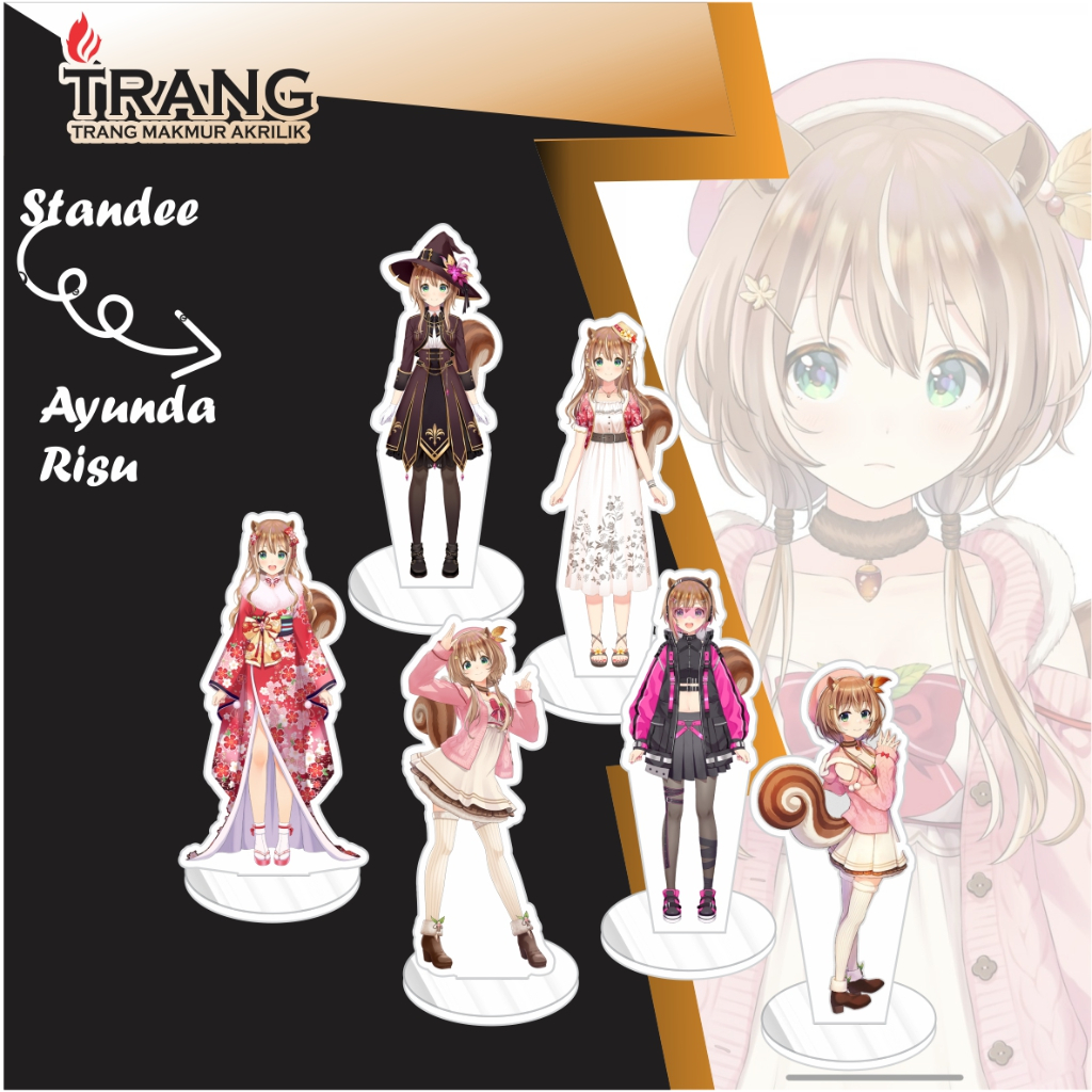 Ayunda Risu Hololive Acrylic Stande figure / Ayunda Risu Hololive ...