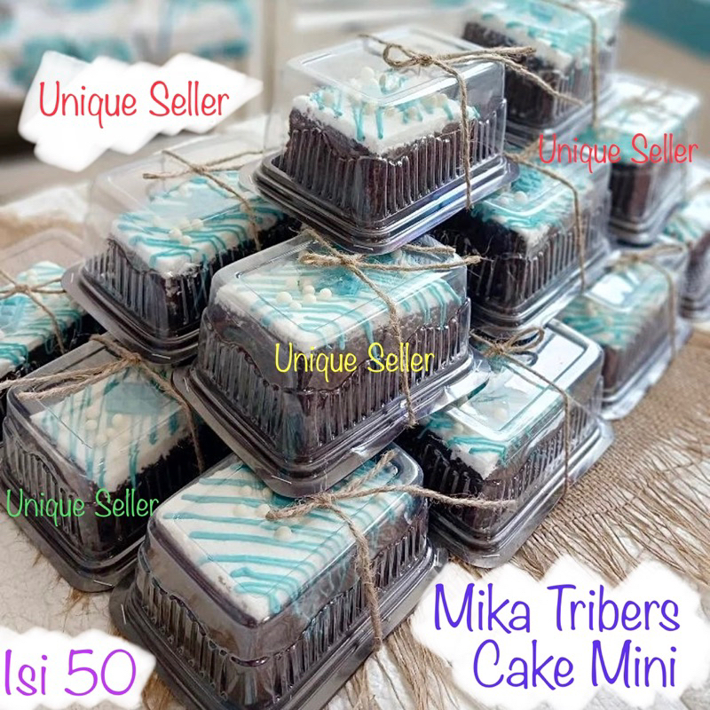 [Contains 50] Mika Cake Mini 10.5x7x6 cm / Mika BGK 610 / Mika BGK610 ...