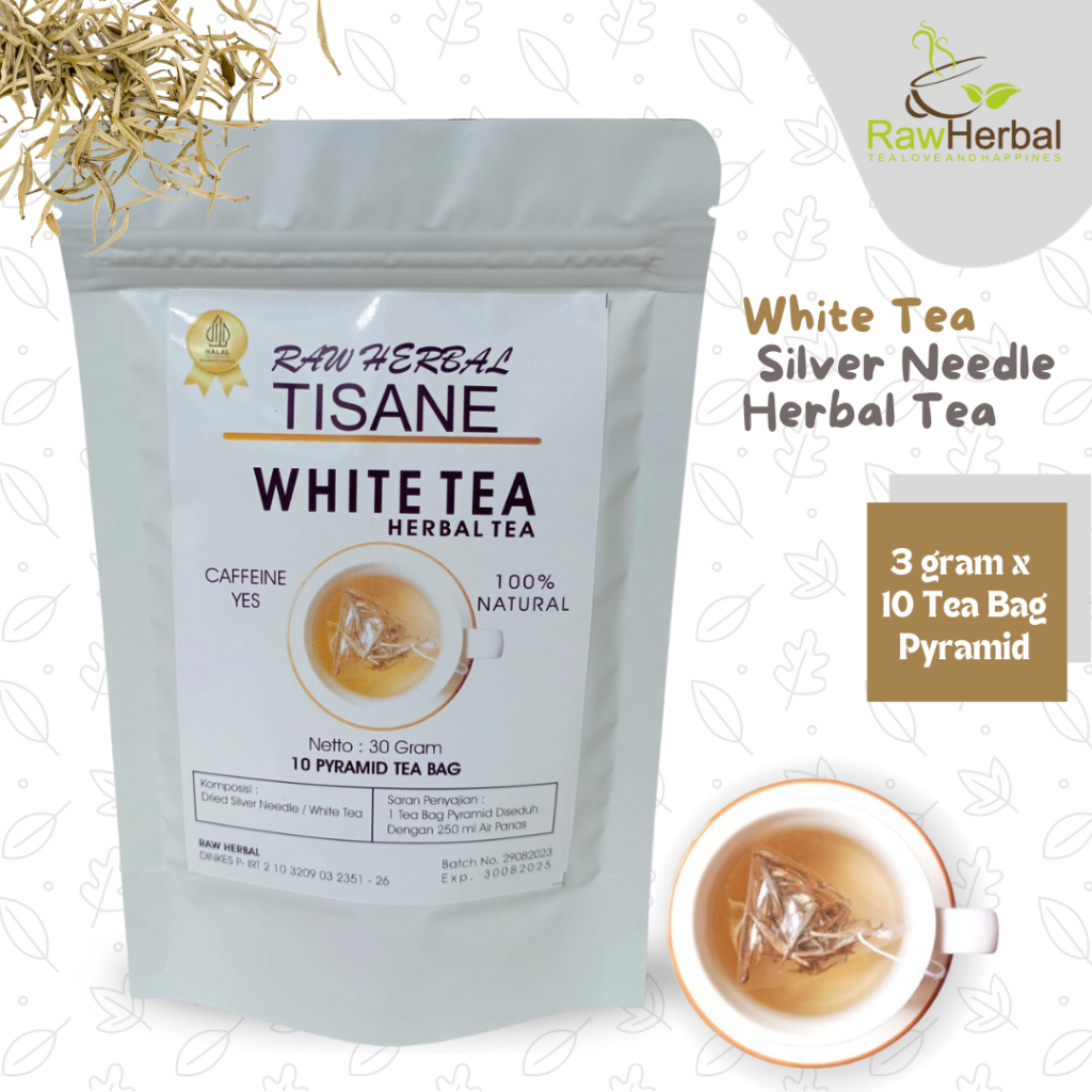 White Tea Silver Needle/Pyramid Tea Bag (3gr x 10 Pyramid Tea Bag ...
