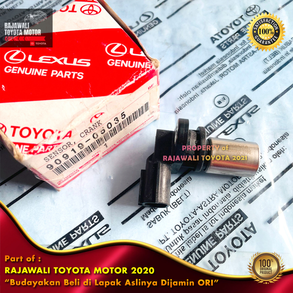 Land Cruiser 100 & Lexus LX470 Crank Censor Crankshaft Sensor New Original Toyota 90919-05035 ...