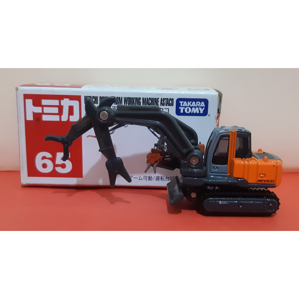 Takara Tomy Tomica 65 Hitachi Double Arm Working Machine Astaco ...