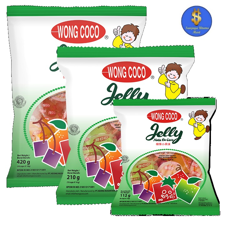 Wong Coco Jelly Nata De Coco Cup All Variants | Shopee Malaysia